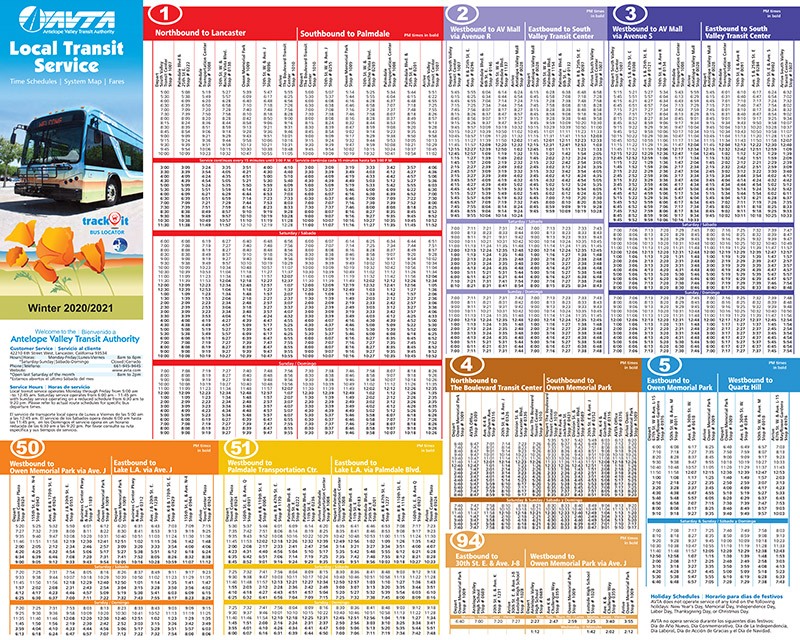 Local Transit Map & Schedule